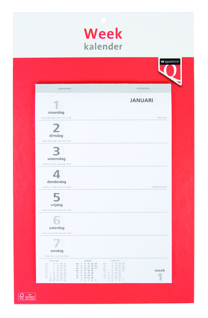 Weekkalender 2027 Quantore | 336039